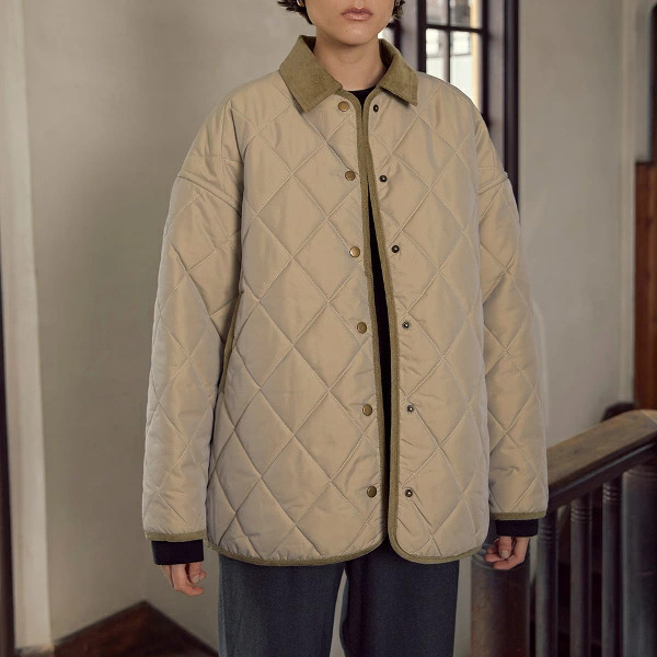 【即納】CAVEZA ROSSO カベサロッソ コーデュロイカラーキルトブルゾン CAI7649　MOYAさん【2024】【AW】【2024秋冬】【2024AW】【入荷】