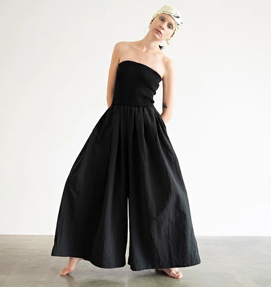 【即納】CAVEZA ROSSO カベサロッソ ニットドッキングベアトップオールインワン ワイドパンツ CAI4580【2024】 【SS】 【2024春夏】 【2024SS】 【入荷】