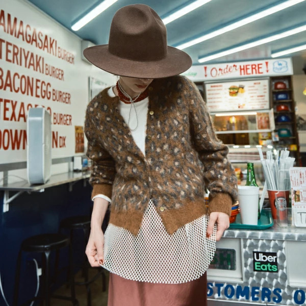 【即納】LE MELANGE ル メランジュ ルメランジェ ドライタッチスムースレイヤードインナー 8451005　ロンT【2024】【AW】【2024秋冬】【2024AW】【入荷】