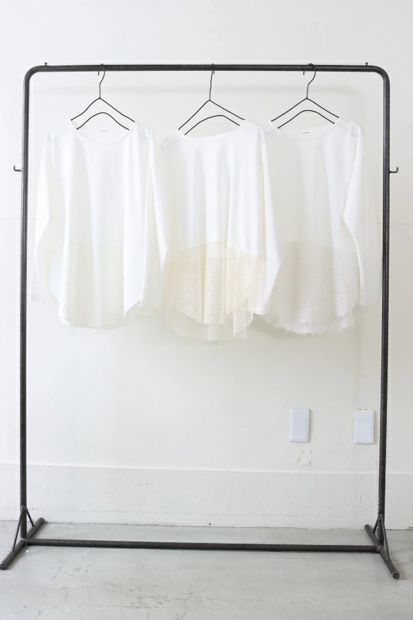 【即納】LE MELANGE ル メランジュ ルメランジェ ドライタッチスムースレイヤードインナー 8451005　ロンT【2024】【AW】【2024秋冬】【2024AW】【入荷】 即納】LE MELANGE ル メランジュ ルメランジェ ドライタッチスムース