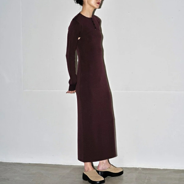 即納】TODAYFUL トゥデイフル LIFEs ライフズ Squareneck Knit Dress