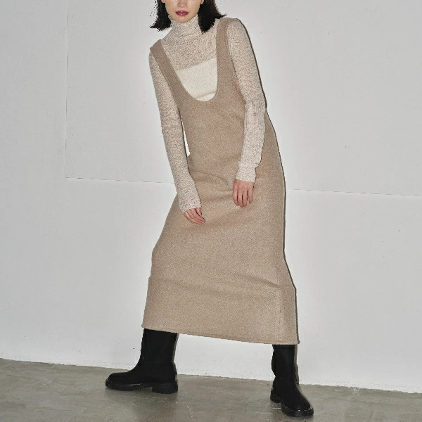 【SALE】【セール】【40％OFF】【即納】TODAYFUL トゥデイフル LIFEs ライフズ　Uneck Wool Dress ユーネックウールドレス　ワンピース 12420306 吉田怜香【2024】【AW】【2024秋冬】【2024AW】【入荷】