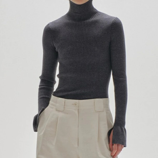 【即納】TODAYFUL トゥデイフル LIFEs ライフズ　Flarecuffs Rib Knit フレアカフスリブニット 長袖 12420523 吉田怜香【2024】【AW】【2024秋冬】【2024AW】【入荷】