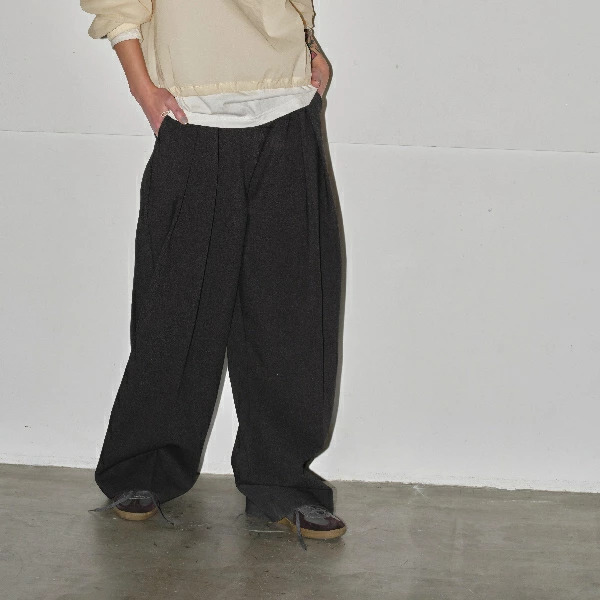 【即納】TODAYFUL トゥデイフル LIFEs ライフズ　Bonding Wide Trousers ボンディングワイドトラウザーズ パンツ ボトムス 12420710 吉田怜香【2024】【AW】【2024秋冬】【2024AW】【入荷】