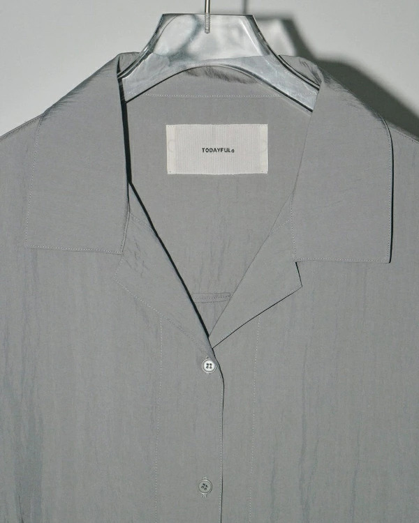即納】TODAYFUL トゥデイフル LIFEs ライフズ Halfsleeve Crape Shirts