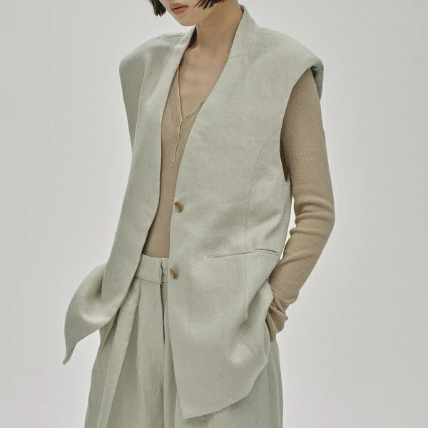 【即納】TODAYFUL トゥデイフル LIFEs ライフズ　Linen Over Vest リネンオーバーベスト 12510107 吉田怜香【2025】【SS】【2025春夏】【2025SS】【入荷】