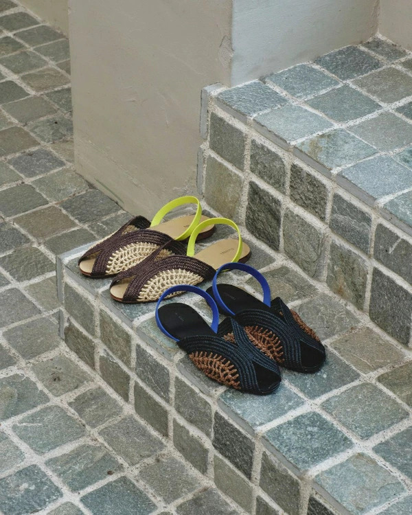 即納】TODAYFUL トゥデイフル LIFEs ライフズ Raffia Slide Sandals