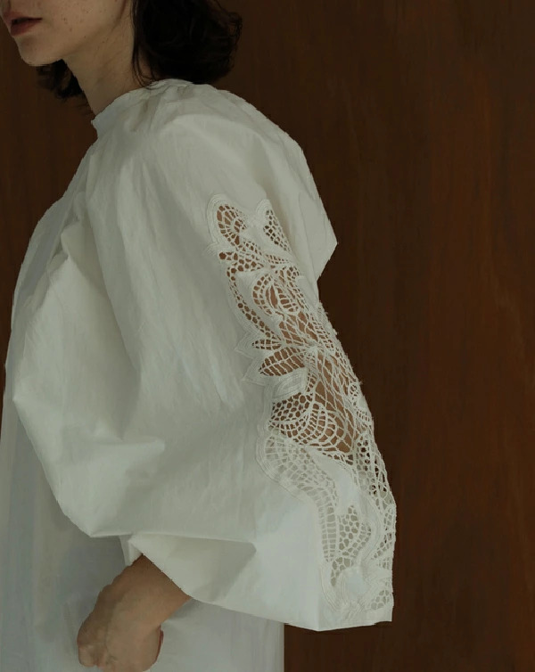 【即納】anuke アンヌーク anuke　Cutwork Embroidery Dress カットワークエンブロイダリードレス ワンピース 62410304 船曳ひろみ【2024】【AW】【2024秋冬】【2024AW】【入荷】