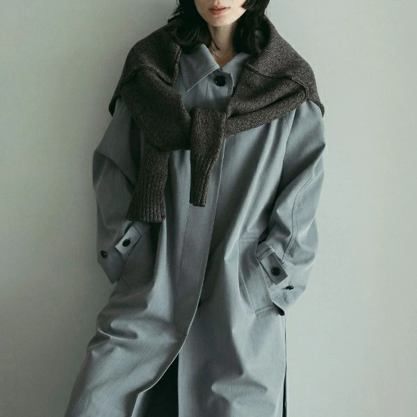 【即納】anuke アンヌーク anuke　Soutiencollar Raglan Coat ステンカラーラグランコート 62510002 船曳ひろみ【2025】【SS】【2025春夏】【2025SS】【入荷】