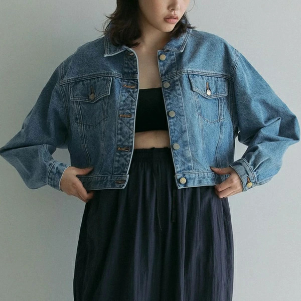 【即納】anuke アンヌーク anuke　Short Denim Jacket ショートデニムジャケット 62510101 船曳ひろみ【2025】【SS】【2025春夏】【2025SS】【入荷】
