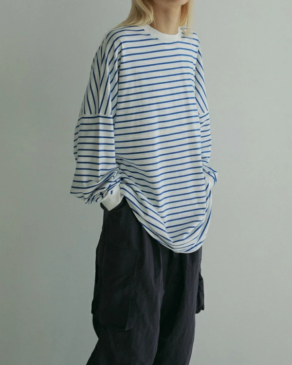 【即納】anuke アンヌーク anuke　Pattern Big Long T-shirts パターンビッグロングTシャツ ロンT 長袖 62510608 船曳ひろみ【2025】【SS】【2025春夏】【2025SS】【入荷】