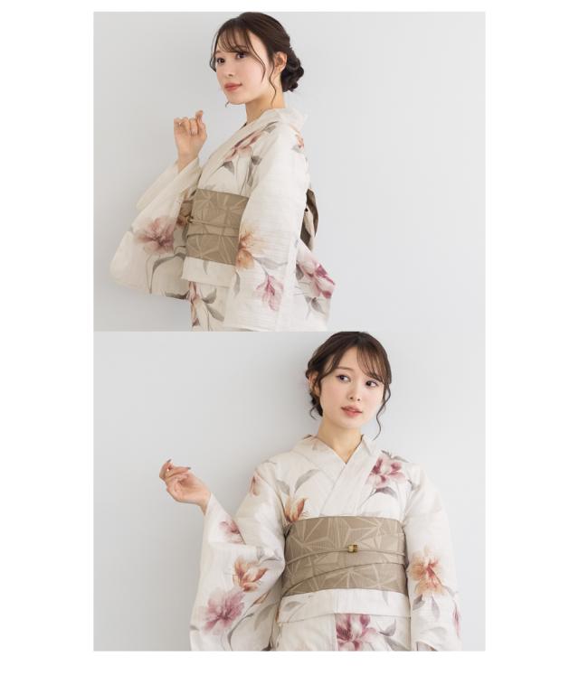 浴衣 セット レディース 浴衣セット 半幅帯 2024新作 大人 3点セット