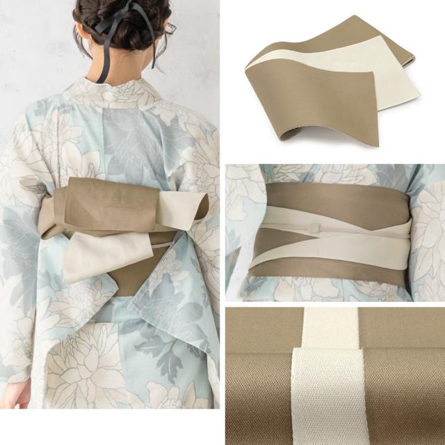 浴衣 セット レディース 浴衣セット 半幅帯 2024 大人 3点セット 水色