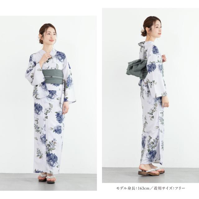 浴衣 セット レディース 浴衣セット 兵児帯 2025 floro 簡単 涼しい