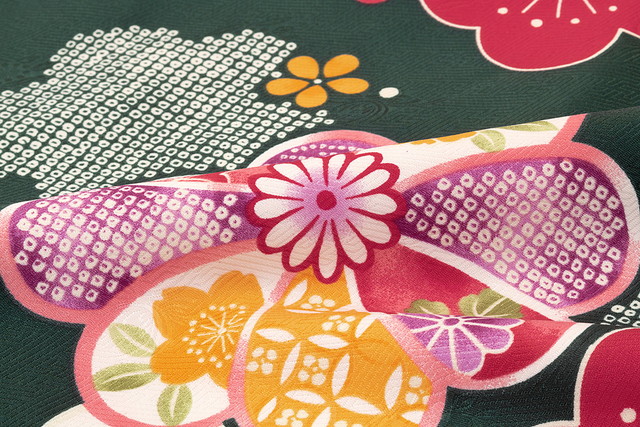 平和屋着物○女性 行灯袴 総刺繍 桜 暈し染め 金糸 洗える着物