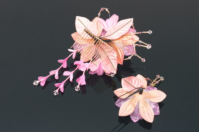 成人式 髪飾り 成人式の髪飾り 2点セット ブランド 花雫
