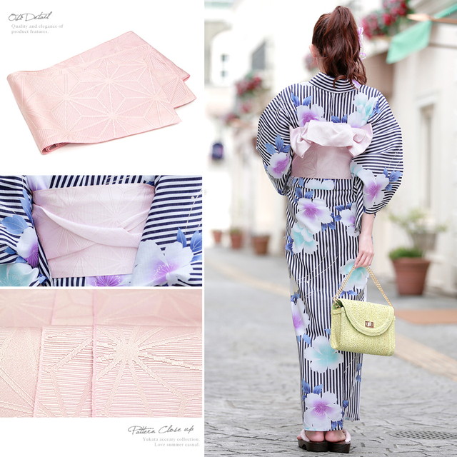 浴衣セット レディース レトロ 浴衣セット 大人 3点セット 紺系