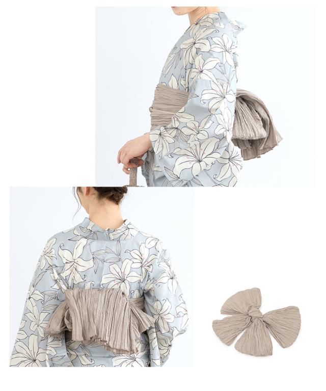 浴衣 セット レディース 浴衣セット 兵児帯 大人 2024 3点セット 水色