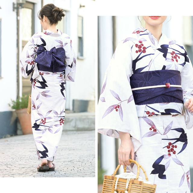 浴衣セット レディース 浴衣セット 作り帯 大人 2点セット（浴衣/帯