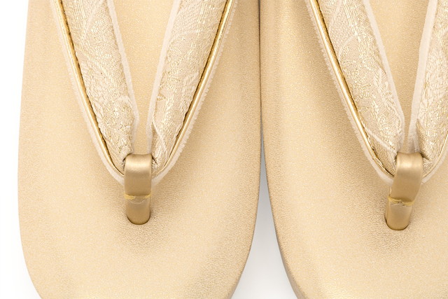 草履 レディース 留袖用 訪問着用 礼装用 フォーマル用 ゴールド 金色