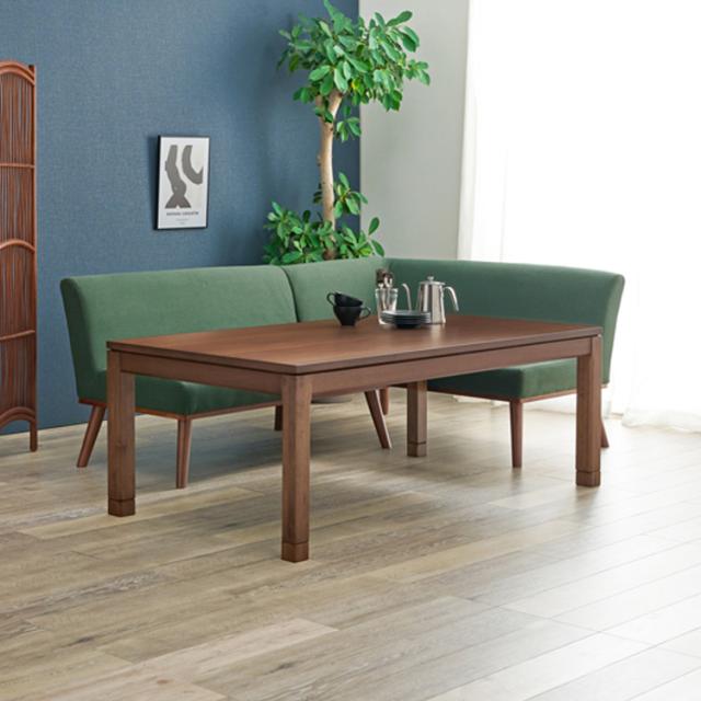 リビングコタツ ｼｪﾙﾀK150M [代引不可] こたつテーブル リビングコタツ 高さ調節 継脚 ミドルテーブル 長方形 150×85cm 和モダン シンプル センターテーブル 送料無料