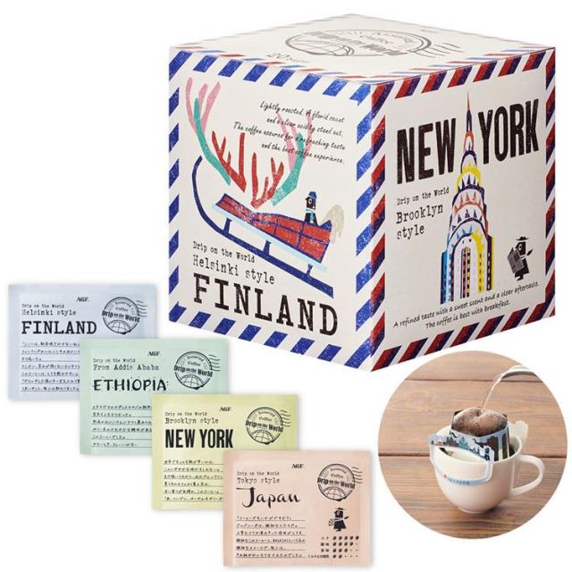 AGF R プレミアムドリップ ドリップオンザワールド アソート20袋（個包装）（ドリップコーヒー） AGF アソート コーヒー ドリップ ドリップコーヒー 個包装 コーヒー粉 レギュラー ...