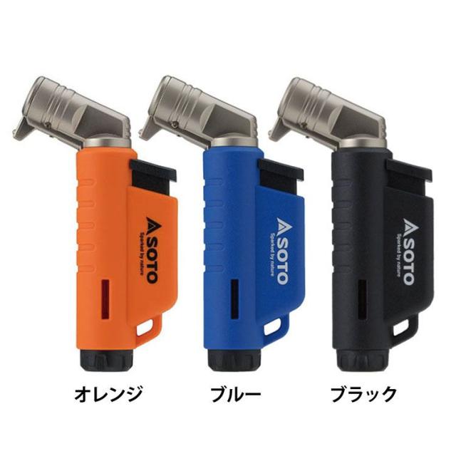 SOTO マイクロトーチ ACTIVE(アクティブ) ST-486 全3色 ライター 小型バーナー バーナー コンパクト 風に強い ターボ式 ...