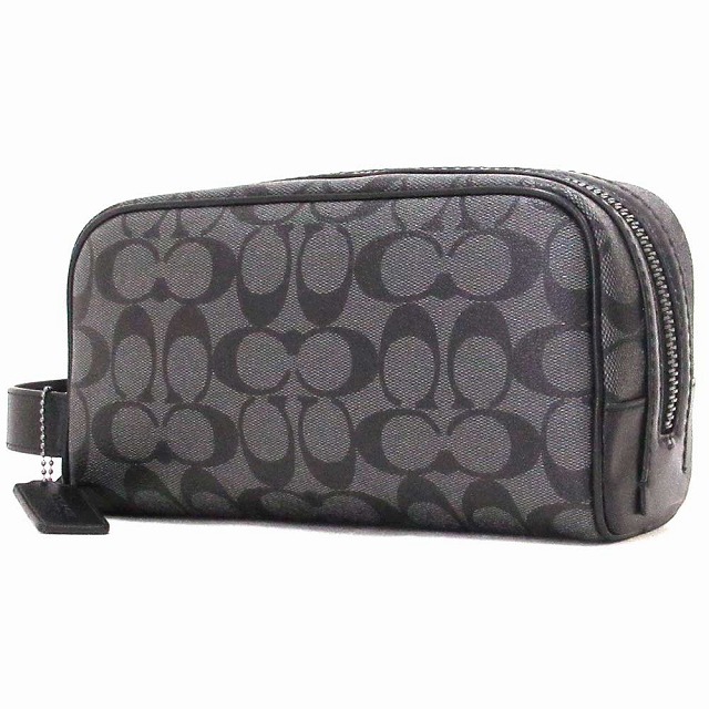 コーチ 財布 COACH アウトレット メンズ シグネチャー スモール トラベルキット セカンドバッグ ポーチ 2515 QBMI5の通販は ...