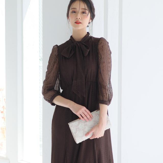 670231413 ワンピース フォーマルドレス 体型カバー 小さいサイズ