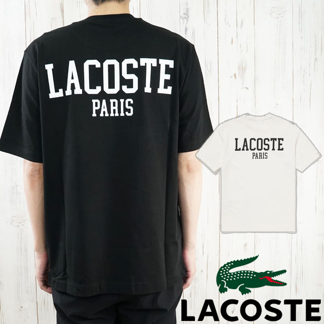 メール便送料無料 ベーシック Tシャツ 半袖 メンズ SS 春夏 新作 春新作 夏新作 人気 流行 定番 2024 TH4705 トップス バックプリント 上着 ティーシャツ わに ロゴ 刺繍 プリント ロゴティー 丸首 シンプル カジュアル 綿100% 黒 白