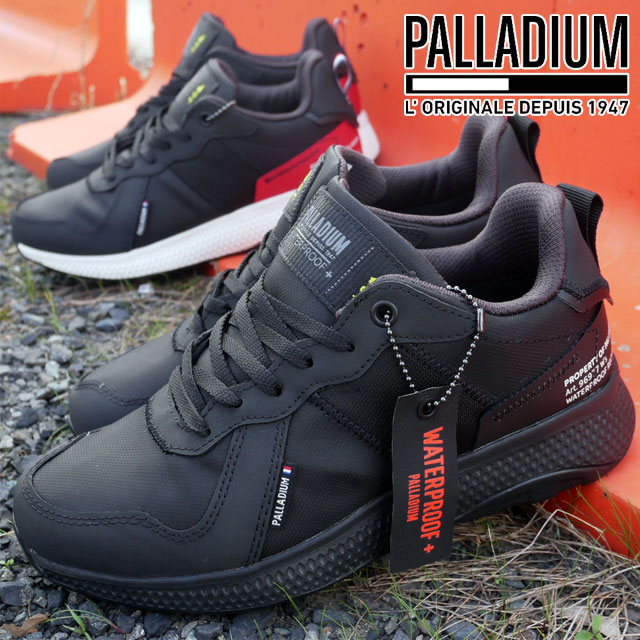 送料無料 レディース 秋冬 新作 秋新作 冬新作 FW スニーカー ローカット 人気 流行 定番 PALLADIUM 96977 008 004 アクシオン レトロ サプライ ウォータープルーフ 防水 カジュアルシューズ アウトドア 日本限定 靴 ブラック 黒 ブラック/サルサ