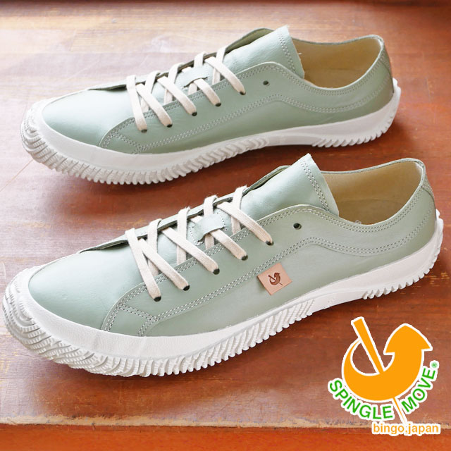 送料無料 メンズ レディース SS 春夏 新作 2022 春新作 夏新作 スニーカー ローカット 人気 流行 定番 SPINGLE MOVE SPM-110 カジュアルシューズ レザースニーカー 本革 メイドインジャパン 日本製 靴 グラス