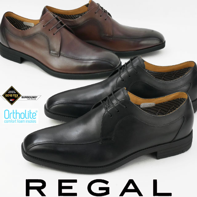送料無料 メンズ SS 春夏 新作 2022 春新作 ビジネスシューズ フォーマル リクルート ゴアテックス 人気 流行 定番 REGAL 26BL スワールトウ 防水 透湿 革靴 紳士靴 フレッシャーズ 本革 ブラック 黒 ダークブラウン