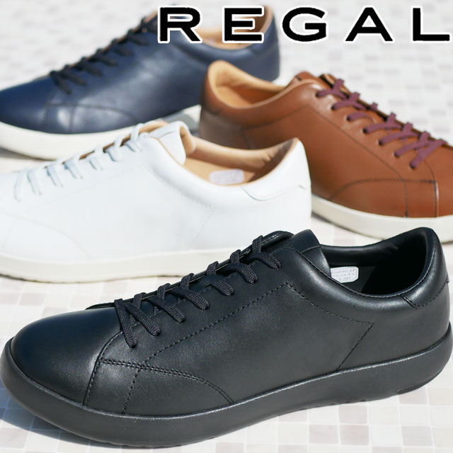 送料無料 メンズ SS 春夏 新作 2022 春新作 夏新作 スニーカー ローカット 人気 流行 定番 REGAL 57BL レースアップレザースニーカー カジュアルシューズ レザーシューズ 本革 靴 ブラック 黒 ブラウン ネイビー ホワイト 白