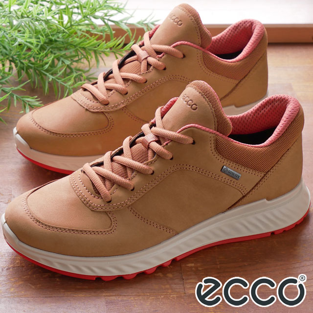 送料無料 レディース FW 秋冬 新作 2022 秋新作 冬新作 スニーカー ローカット ゴアテックス 人気 流行 定番 ecco W GTX 835303 02671 エコー 防水 エクソストライド 靴 カジュアルシューズ シエラ レザースニーカー 紐靴 本革