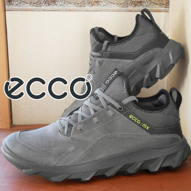 送料無料 メンズ FW 秋冬 新作 2022 秋新作 冬新作 スニーカー ローカット 人気 流行 定番 ecco MX M 820184 02244 エコー ロー チタニウム カジュアルシューズ レザースニーカー ウォーキング 紐靴 本革