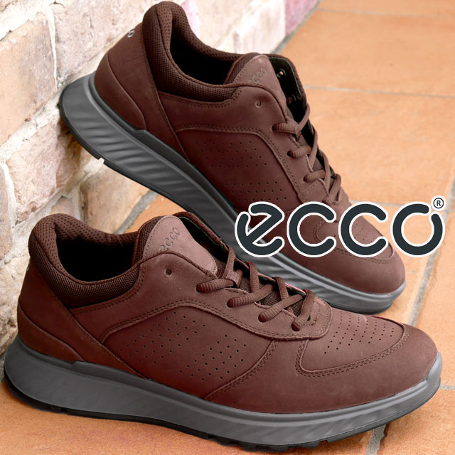 送料無料 メンズ FW 秋冬 新作 秋新作 冬新作 スニーカー ローカット 人気 流行 定番 2022 2023 ecco M 835314 エコー エクソストライド ロー カジュアルシューズ レザースニーカー ウォーキング 紐靴 本革
