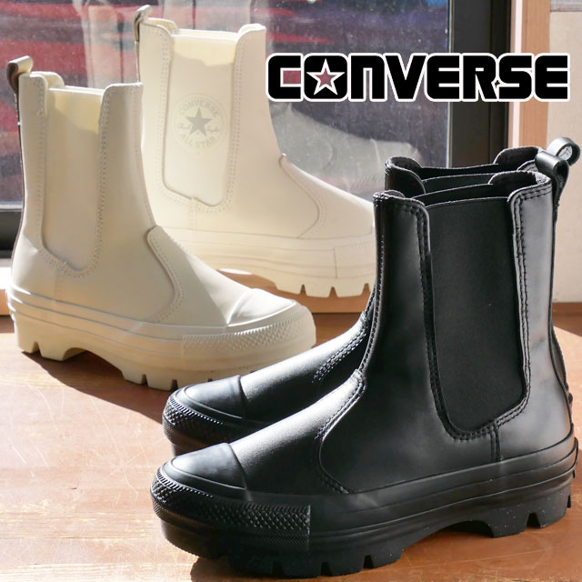 送料無料 メンズ レディース SS 春夏 新作 春新作 夏新作 スニーカー ハイカット 人気 流行 定番 2022 2023 CONVERSE SG 31308030 31308031 レザー オールスター （R） チャンク シン-ハイ サイドゴア カジュアルシューズ ブラック 黒 アイボリー 靴