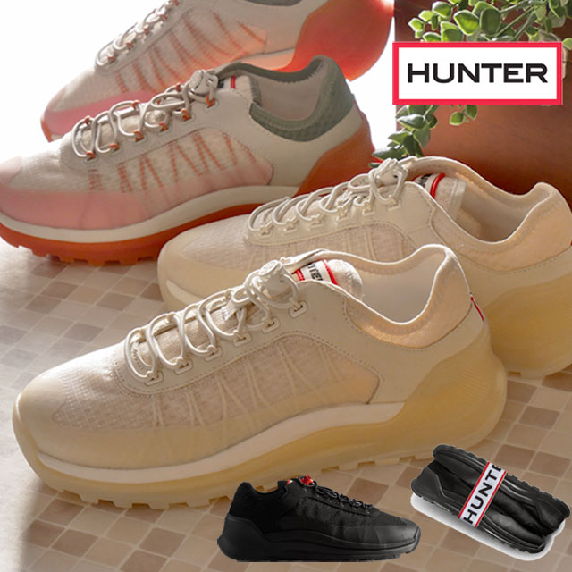 送料無料 レディース SS 春夏 新作 春新作 夏新作 スニーカー トレーナー ハンター HUNTER HUNTER WFF1100REN SSH SED BLK ハンター トラベル カジュアルシューズ アウトドア 靴