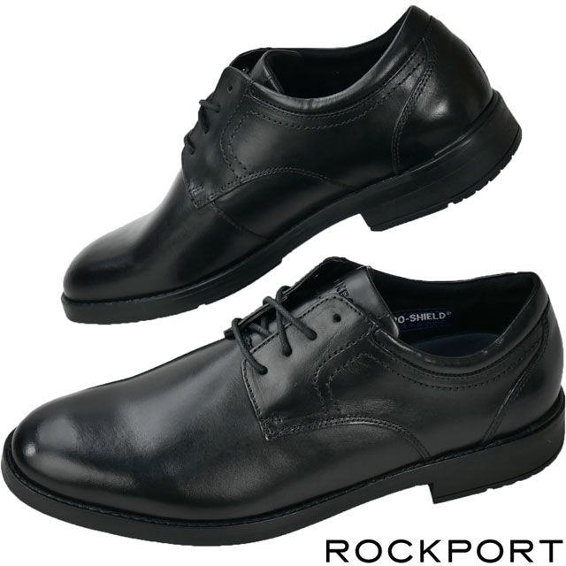送料無料 メンズ SS 春夏 新作 春新作 夏新作 ビジネスシューズ 人気 流行 定番 2023 ROCKPORT CJ1356 ロックポート ブライアント ウォータープルーフ プレーン トゥ 防水 レザーシューズ カジュアルシューズ ブラック 黒 革靴 紳士靴