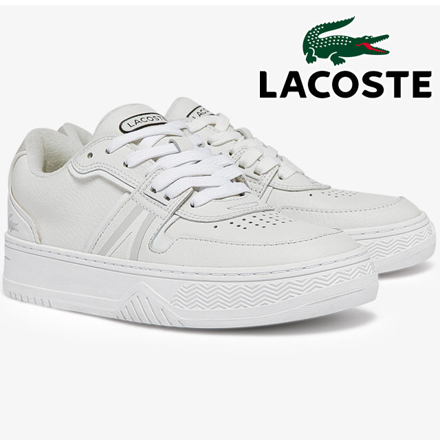 送料無料 スニーカー レディース SS 春夏 新作 春新作 夏新作 人気 流行 定番 2023 LACOSTE L001 0321 1 SFA 65T ラコステ カジュアルシューズ レザースニーカー ホワイト/オフホワイト 白 靴