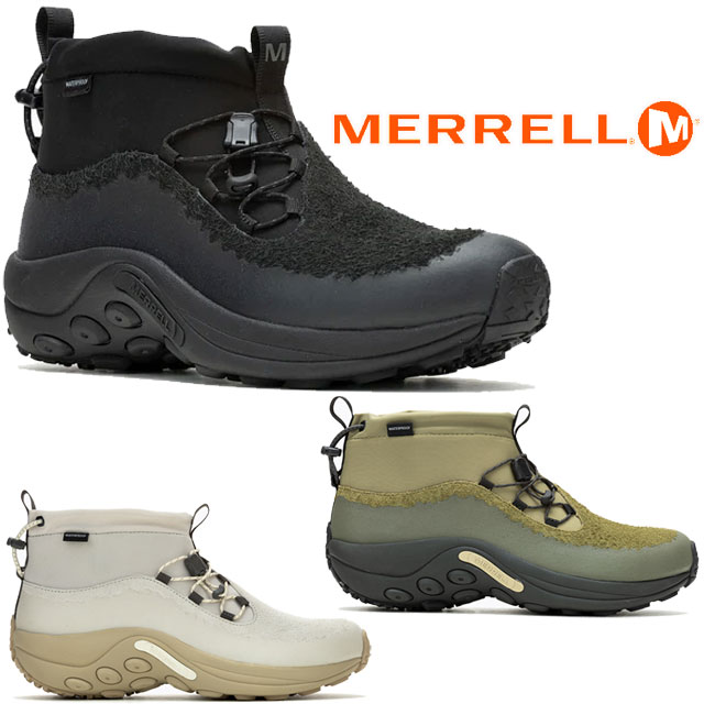 送料無料 スリッポン メンズ FW 秋冬 新作 秋新作 冬新作 人気 流行 定番 2023 MERRELL J005401 J005405 J005403 メレル ジャングルモック エボ ウインター ミッド ウォータープルーフ 防水 ミッドカット アウトドア カジュアルシューズ 靴