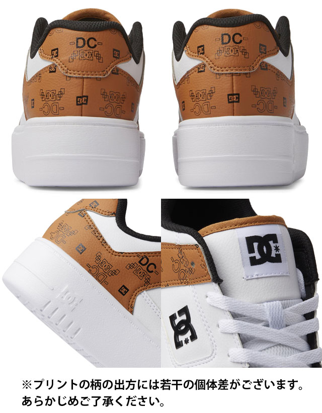 送料無料 スニーカー プラットフォーム ローカット レディース SS 春夏 新作 春新作 夏新作 人気 流行 定番 2024 4 SN DW241001 ディーシーシューズ 厚底 マンテカ カジュアルシューズ チャンキーソール ブラック/ホワイト/ブラウン モノグラム 紐靴 送料無料 スニーカー プラットフォーム ローカット レディース SS 春夏