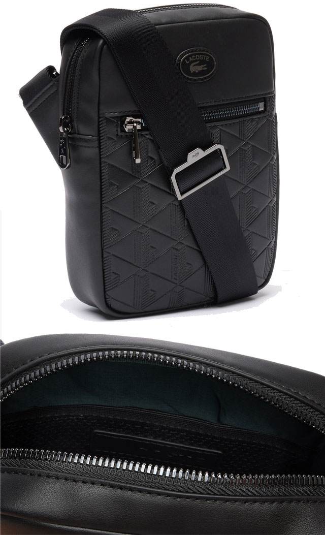 送料無料 カメラバッグ メンズ レディース SS 春夏 新作 春新作 夏新作 人気 流行 定番 2024 BAG NH4486 バッグ モノグラムショルダーバッグ カジュアル 鞄 斜め掛け 肩掛け バック わに 鰐 ロゴ 黒 小さめ コンパクト