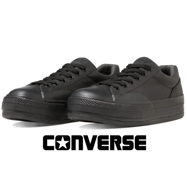 送料無料 スニーカー ローカット メンズ レディース SS 春夏 新作 春新作 夏新作 人気 流行 定番 2024 OX 31310790 厚底 オールスター（R） ボーダースター スタックスブックストア コラボモデル チャンキーソール スティールブラック 黒 靴