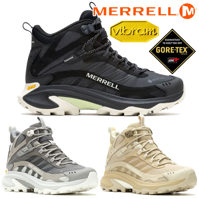 送料無料 スニーカー ゴアテックス レディース SS 春夏 新作 春新作 夏新作 人気 流行 定番 2024 2 J037826 J037828 J037830 ハイキングシューズ モアブ スピード ミッド 防水 ミッドカット トレイルランニングシューズ アウトドア ブラック 黒 チャコール カーキ 靴