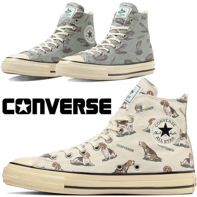 送料無料 スニーカー ハイカット メンズ レディース SS 春夏 新作 春新作 夏新作 人気 流行 定番 2024 US 31312050 31312051 オールスター ハンティング ハイ カジュアルシューズ キャンバススニーカー トラウト 靴
