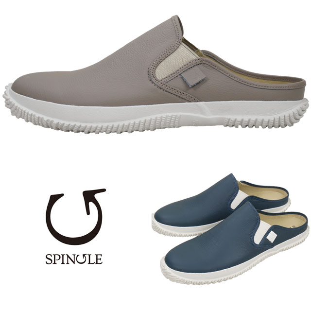 送料無料 クロッグサンダル メンズ レディース SS 春夏 新作 春新作 夏新作 人気 流行 定番 2024 SP-725 SPINGLE スピングル サボサンダル 本革 靴 カジュアルシューズ 日本製 レザーシューズ メイドインジャパン グレージュ ダークブルー
