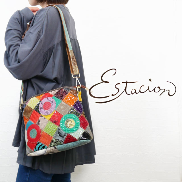 送料無料 サークルモチーフショルダーバッグ レディース SS 春夏 新作 春新作 夏新作 人気 流行 定番 2024 BAG C88-2 バッグ 斜めがけ 本革 バック 肩掛け アジアン パッチワーク カラフル エスニック エナメル カバン マルチ 鞄