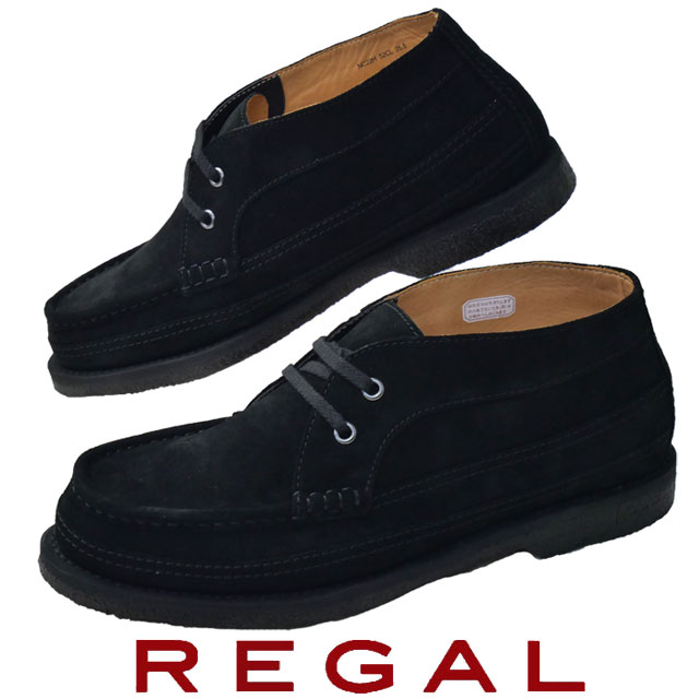 送料無料 ショートブーツ メンズ SS 春夏 新作 夏新作 秋新作 人気 流行 定番 2025 リーガル REGAL 52CL モカシンブーツ カジュアルシューズ クレープソール 本革 ...